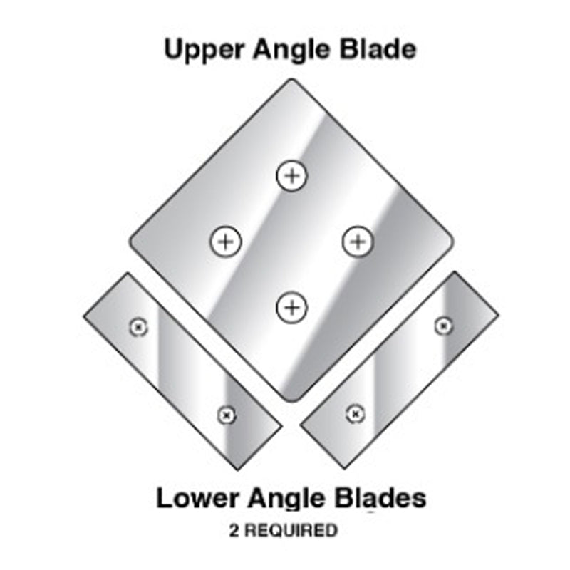 Tommy Industrial® Angle Shear Blades set. Fits Model IWT-67. Includes